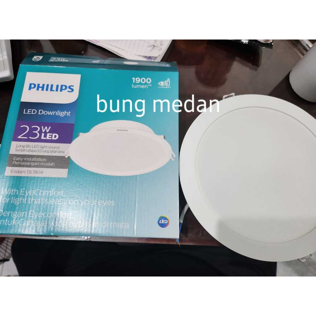 Jual Lampu Led PHILIPS ERIDANI 23w 23 Watt 23W DL190B DOWNLIGHT PUTIH ...