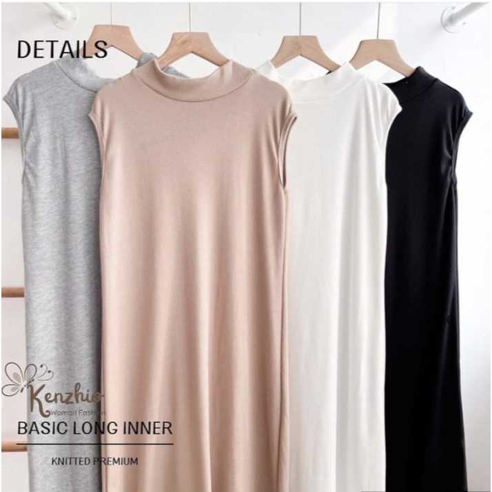 Jual INNER BASIC LONG DRESS POLOS KNIT MANGO HIGH QUALITY | Shopee ...