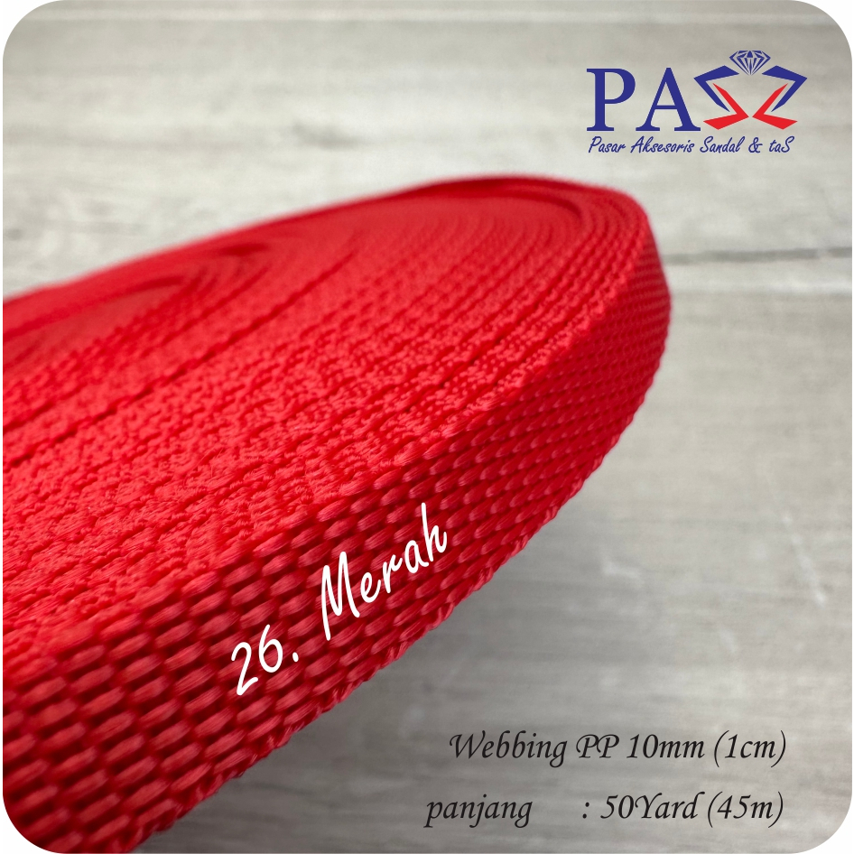 Jual Tali Webbing 1 cm (Bisban) 50 Yard | Shopee Indonesia