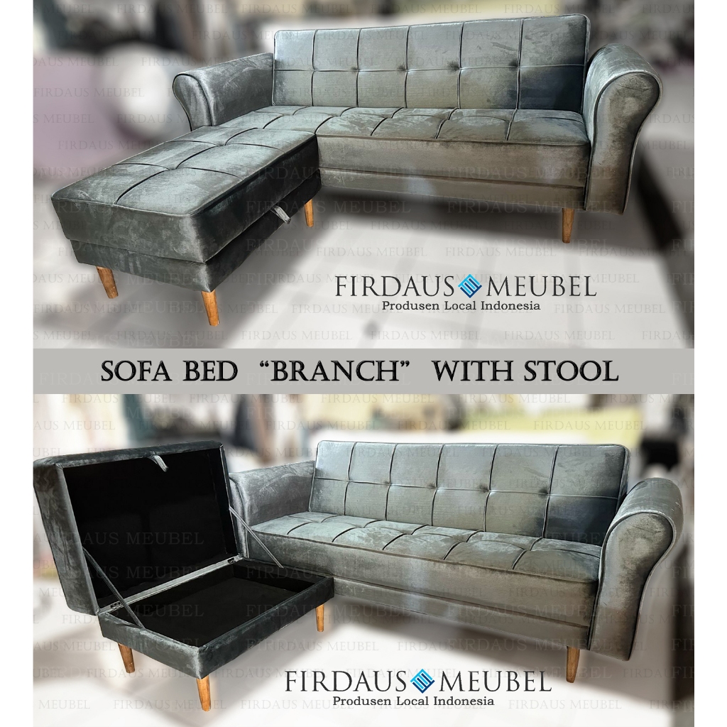 Jual 𝐅𝐢𝐫𝐝𝐚𝐮𝐬𝐌𝐞𝐮𝐛𝐞𝐥 | SofaBed Sofa Bed Branch | Sofa - Stool | by Firdaus Meubel | Shopee Indonesia