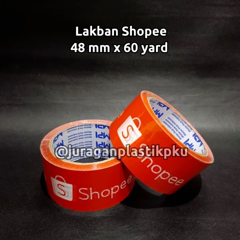 Jual Lakban Shopee 48 mm x 60 yard | Isolasi Orange | Shopee Indonesia