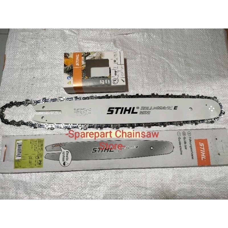 Jual Bar 16 Inch + Rantai Senso/Chainsaw Ms-170 Ms-180 ORIGINAL | Shopee Indonesia