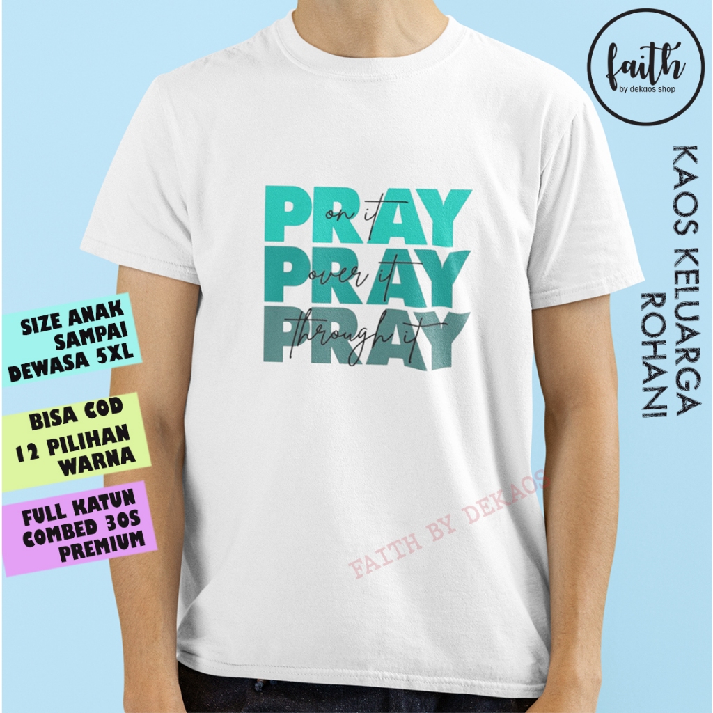 Jual KAOS ROHANI KRISTEN KATOLIK BAJU ROHANI PASKAH NATAL SALIB JESUS ...