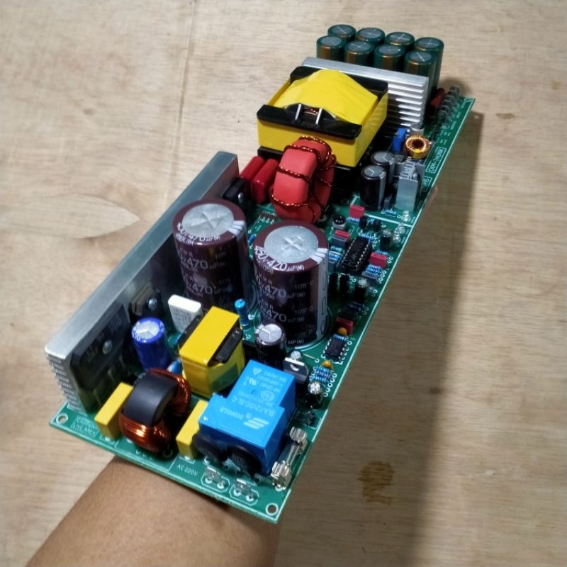 Jual Power supply PSU smps HB ocp 30A daya 3000watt ct 55-150volt halfbridge LC resonan trafo ...