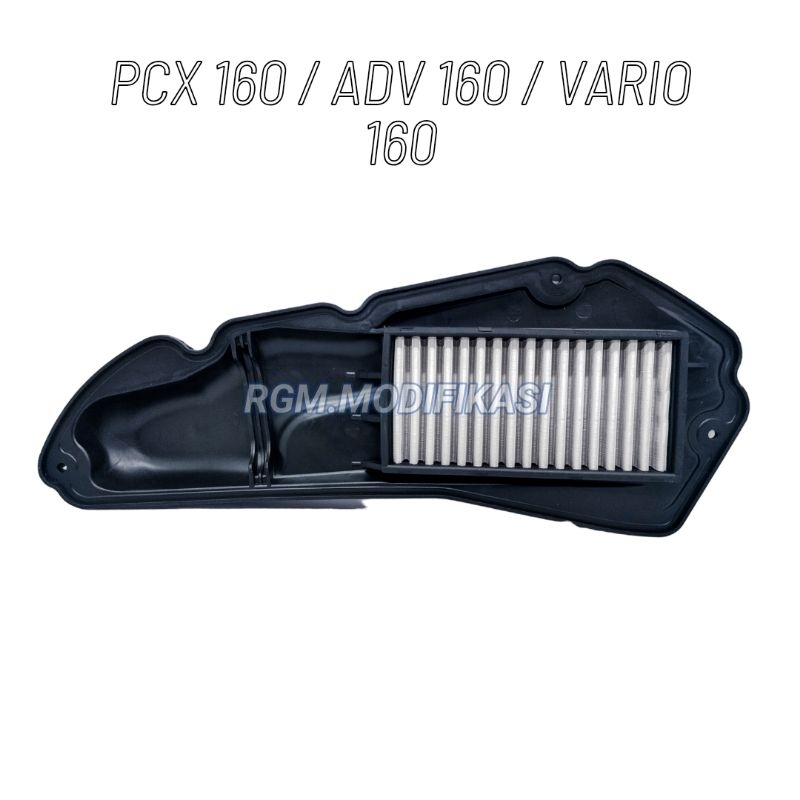 Jual AIR FILTER UDARA STAINLESS VARIO 160 ADV 160 PCX 160 MODEL FEROX ...