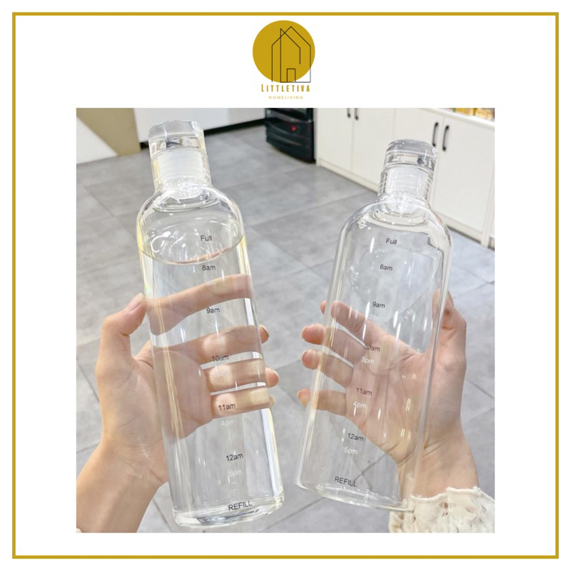 Jual Botol air minum transparan 500ml | Shopee Indonesia