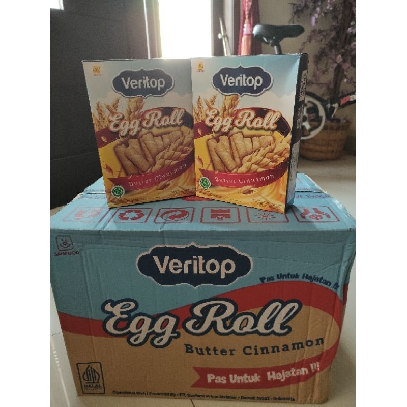 Jual VERITOP EGGROLL BOX KARTONAN ISI 24PC | Shopee Indonesia