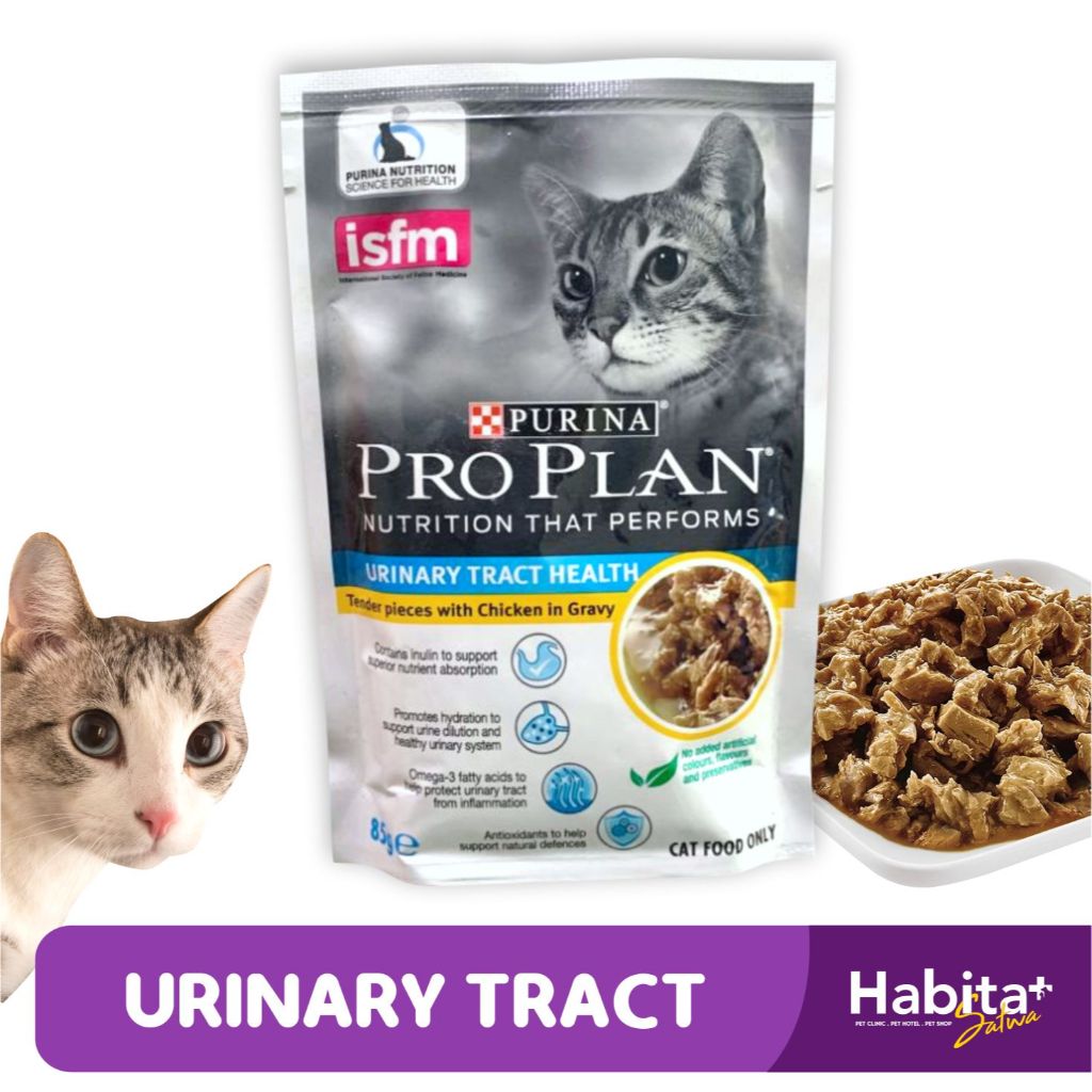 Jual Proplan Pouch Urinary Tract Kesehatan Perkemihan Kucing 85gr (12 ...