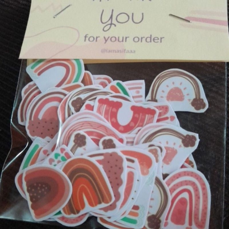 Jual Stiker Pelangi Aesthetic by Artsifa | Shopee Indonesia