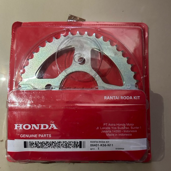 Jual GEAR RANTAI SET GIR SET 06401-K56-N11 HONDA SUPRA GTR 100% ...