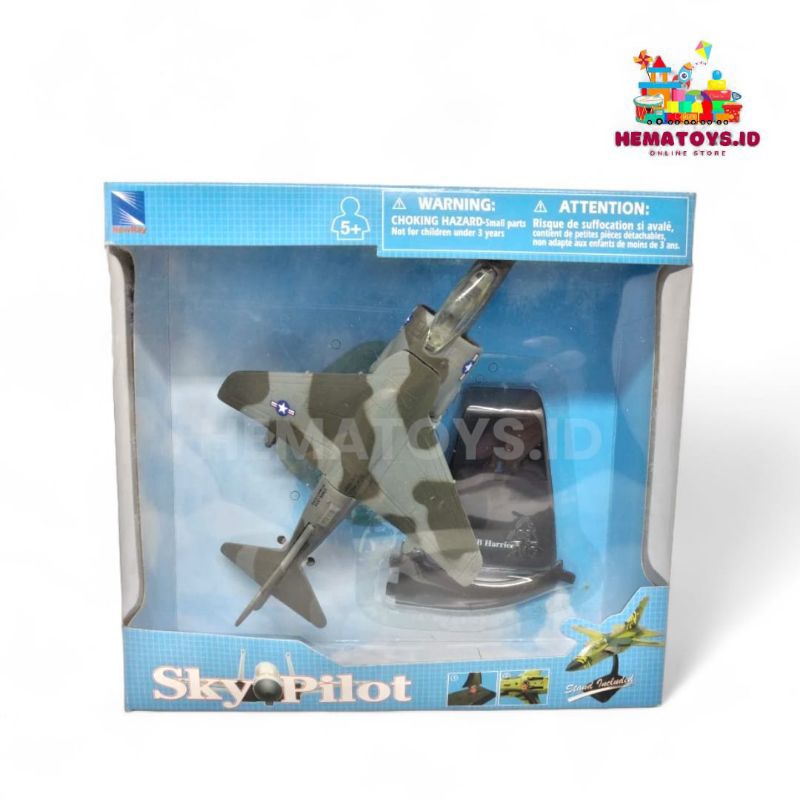 Jual Miniatur Pesawat Sky Pilot AV-8B Harrier 1:72 NewRay Miniatur ...