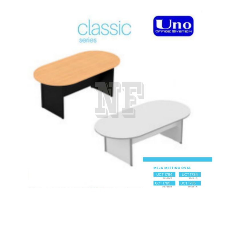 Jual MEJA MEETING OVAL UNO CLASSIC UCT 1784/1734 MEJA RAPAT KANTOR ...