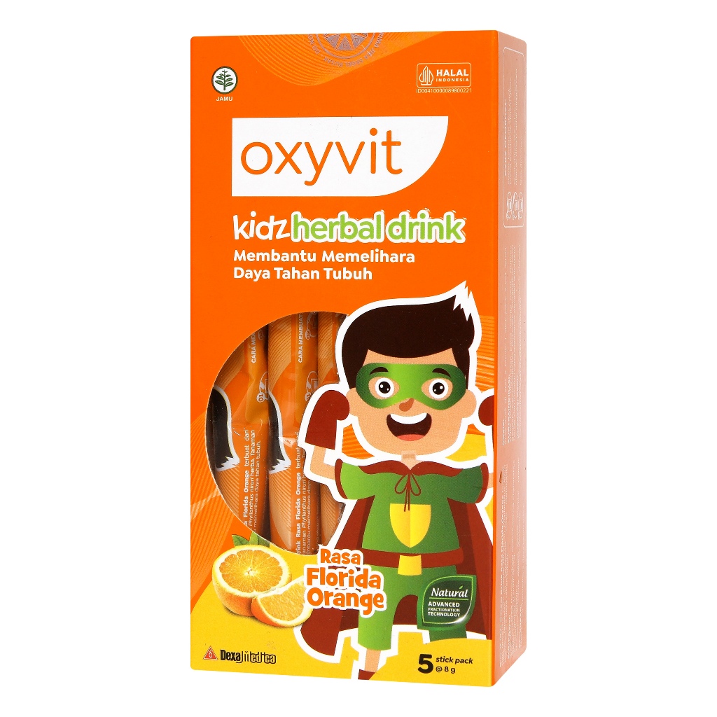 Jual Oxyvit Kidz Herbal Drink isi 5 Stickpack 5GR | Shopee Indonesia