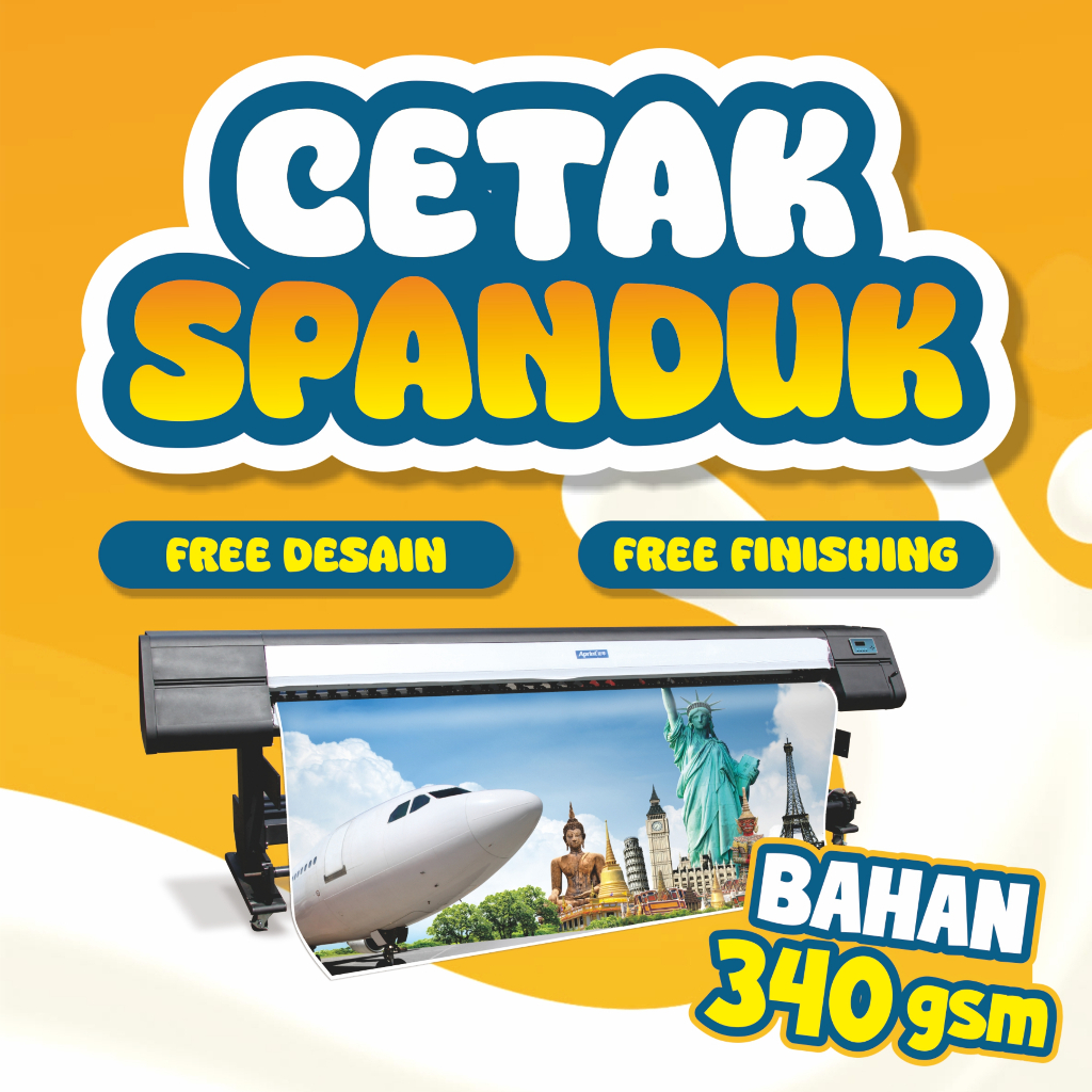Jual Cetak Banner Spanduk Bahan 340gr Kustom Ukuran | Shopee Indonesia