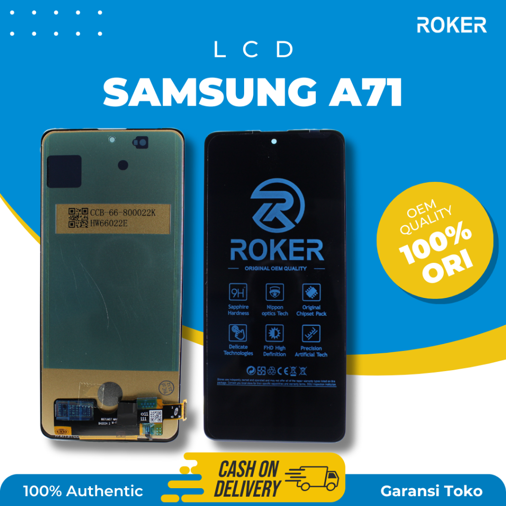 Jual ROKER LCD TOUCHSCREEN SAMSUNG GALAXY A71 2020 / A715 A715F M51 M62 LCD TS FULLSET ORIGINAL ...