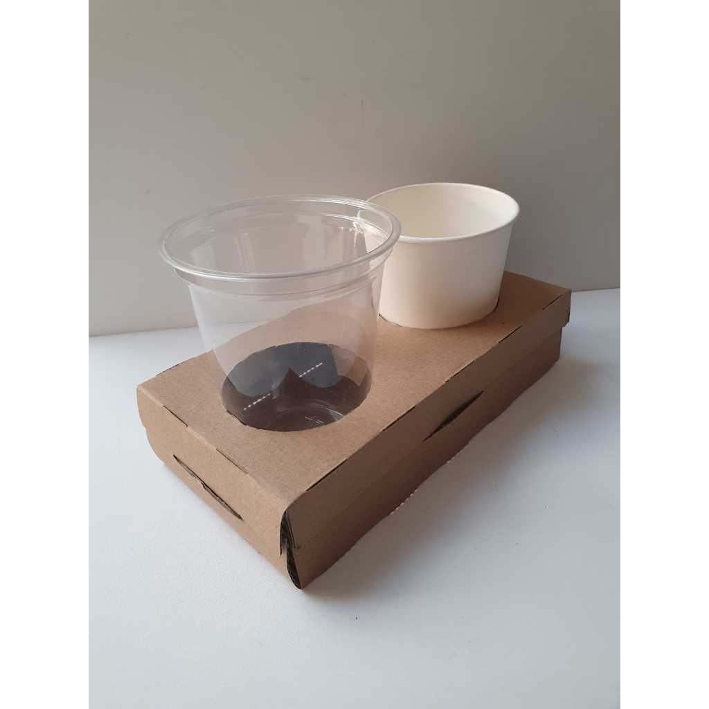 Jual TRAY HOLDER 2 CUP UNTUK TAKEAWAY MINUMAN DIJUAL PER PC | Shopee ...