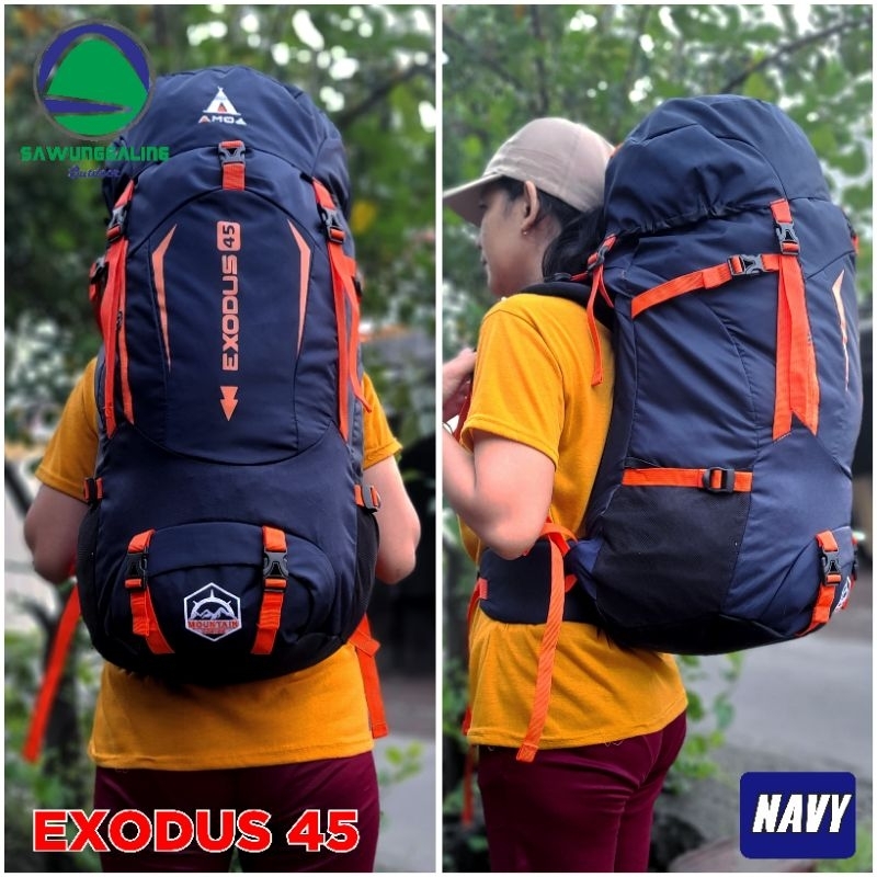 Jual Tas Pendaki Gunung 45L / Tas Keriel Carrier 45 Liter up 50L ...