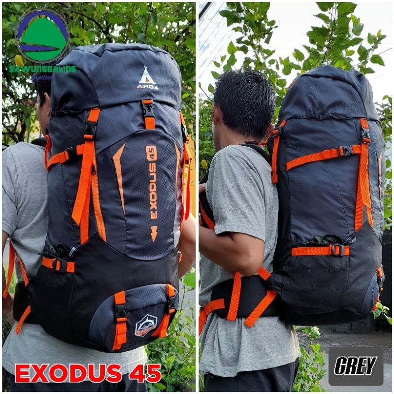 Jual Tas Pendaki Gunung 45L / Tas Keriel Carrier 45 Liter up 50L ...