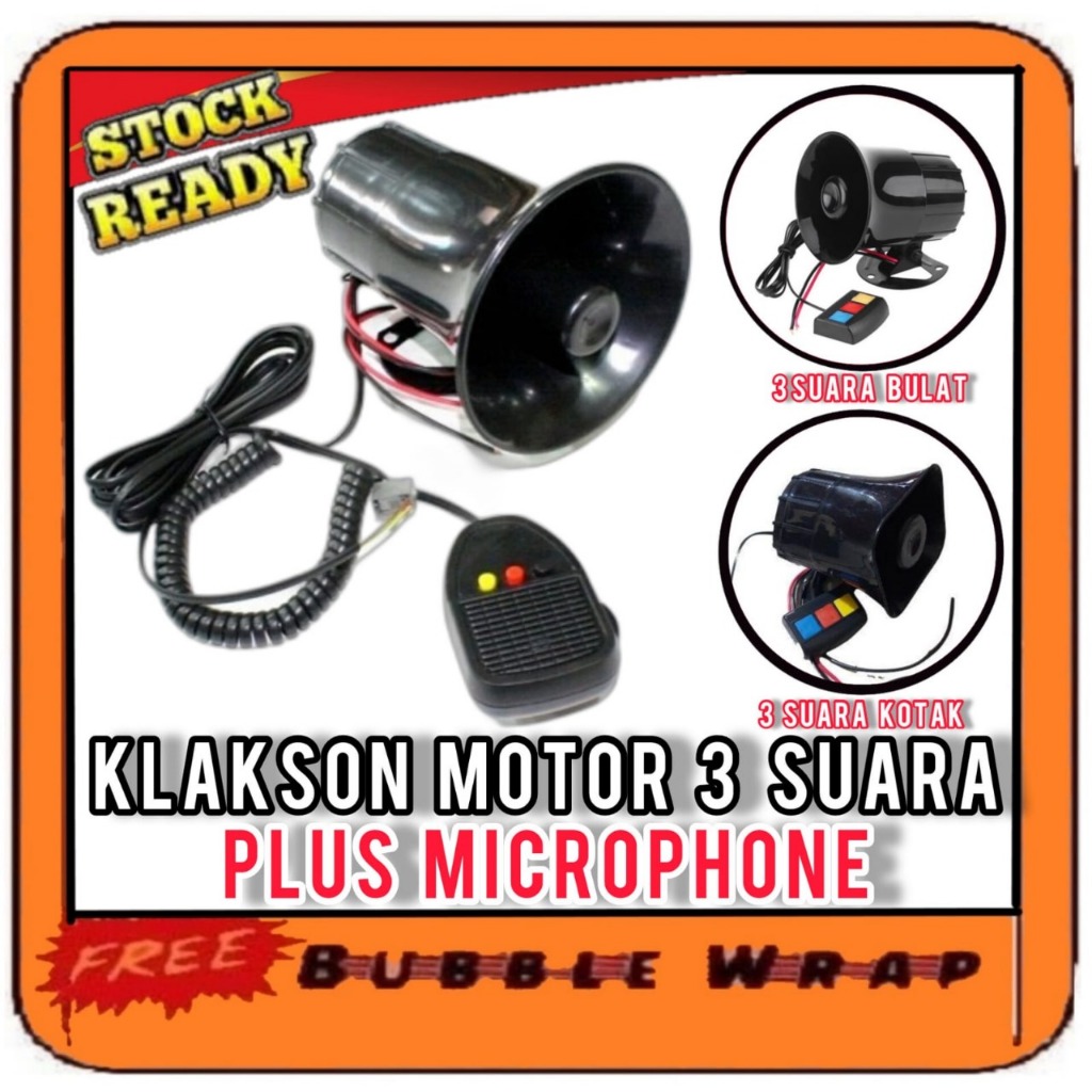 Jual toa polisi HORN sirene siren mobil PLUS MIC Klakson polisi sirine ...