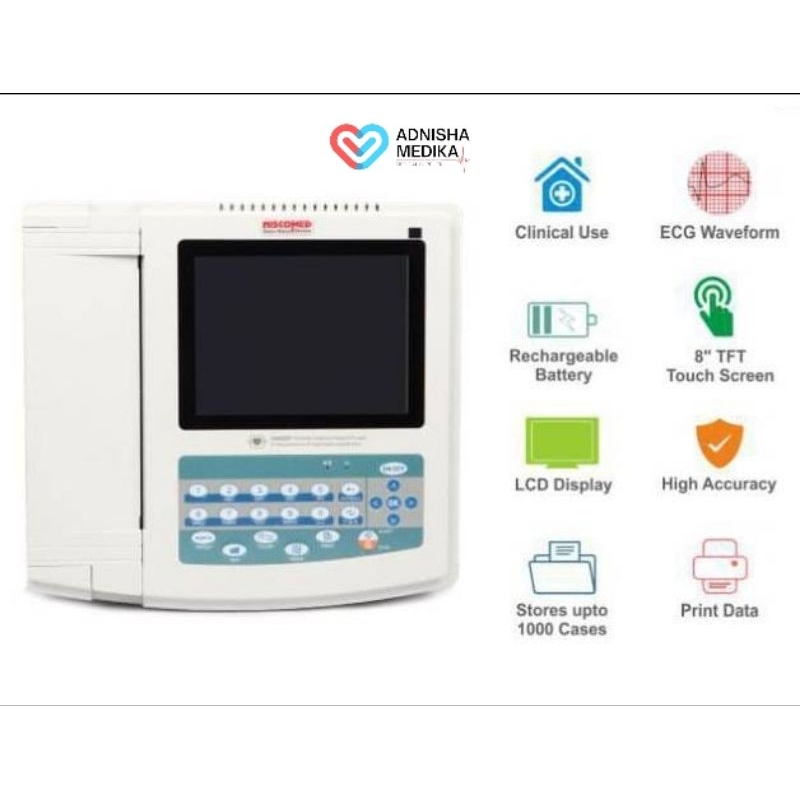 Jual ECG 12 CHANNEL MEDITECH 1212T / EKG 12 CHANNEL TOUCH SCREEN ...