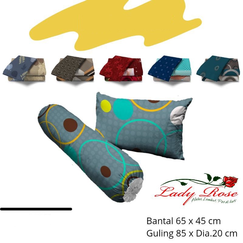 Jual Lady Rose - Sarung Bantal | Sarung Guling Set | Shopee Indonesia