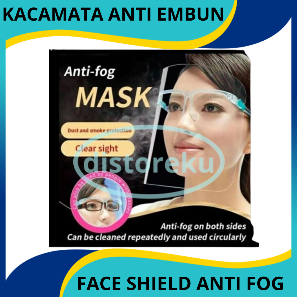 Jual DM - Kacamata Anti Fog Face Shield APD Medis Goggles Face Shield 0674 | Shopee Indonesia
