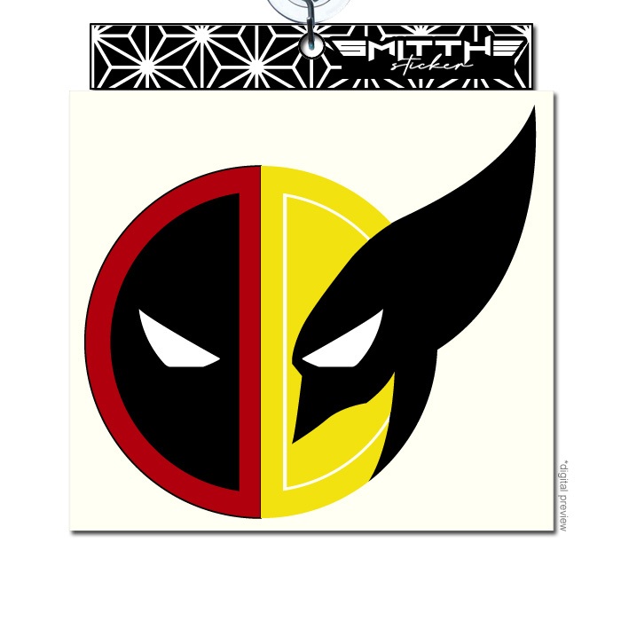 Jual Stiker Deadpool Logo 3W Cutting Sticker untuk aksesoris eksterior ...