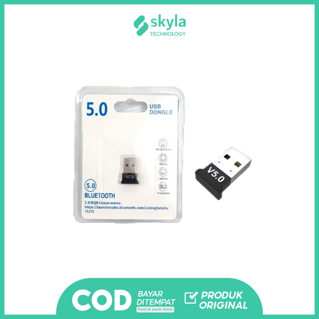 Jual USB Dongle Bluetooth 5.0 - USB Bluetooth Dongle Versi 5.0 Dongle ...