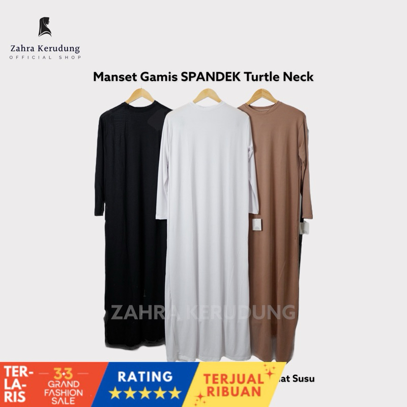 Jual Manset Inner Gamis Spandex Inner Dress Long Slevee/Lengan Panjang ...