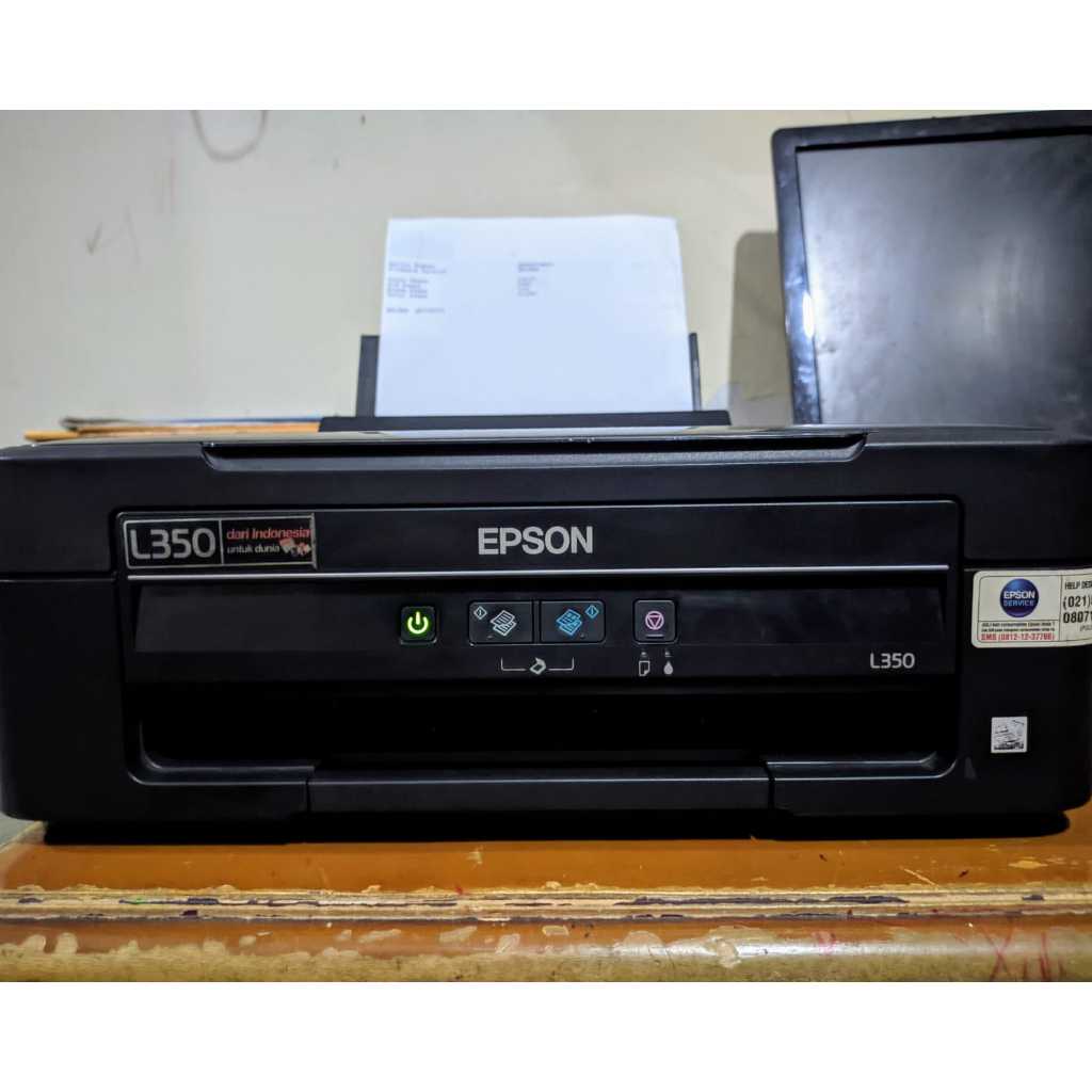 Jual PRINTER EPSON L350 PRINT,SCAN,COPY SECOND | Shopee Indonesia