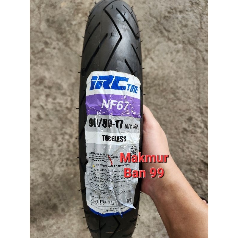 Jual Ban Motor IRC 90/80-17 ( NF67) ( Tubeless ) NF 67 Ban Depan Motor ...
