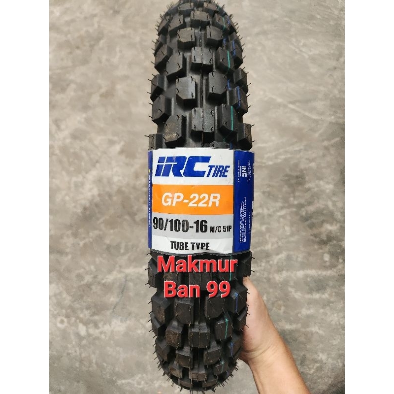 Jual Ban Motor IRC GP 22 R 90/100-16 ( GP22R ) Tubetype Ban Luar KLX ...