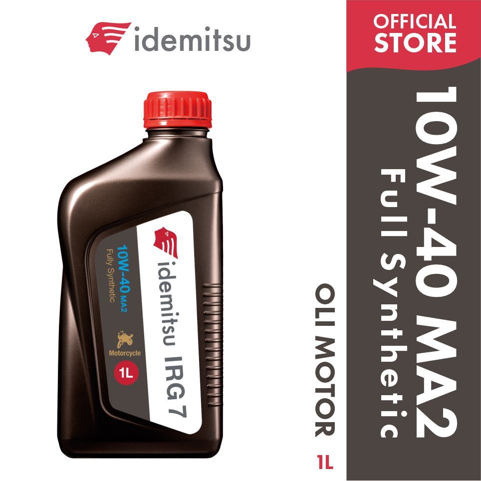 Jual IDEMITSU IRG7 10W-40 MA2 Full Synthetic (1L) Motorcycle Oil (Oli Mesin Motor) | Shopee ...