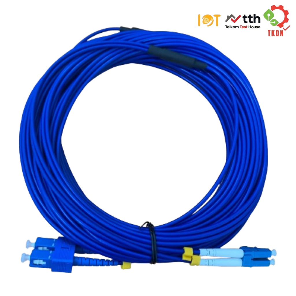 Jual Patchcord Armoured SC UPC LC UPC SM Duplex 3.0mm 20 Meter | Shopee ...