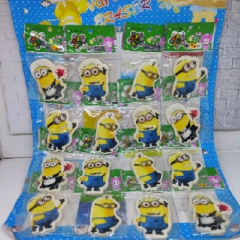 Jual Penghapus minion per pcs / Setip minion / Eraser minion | Shopee ...