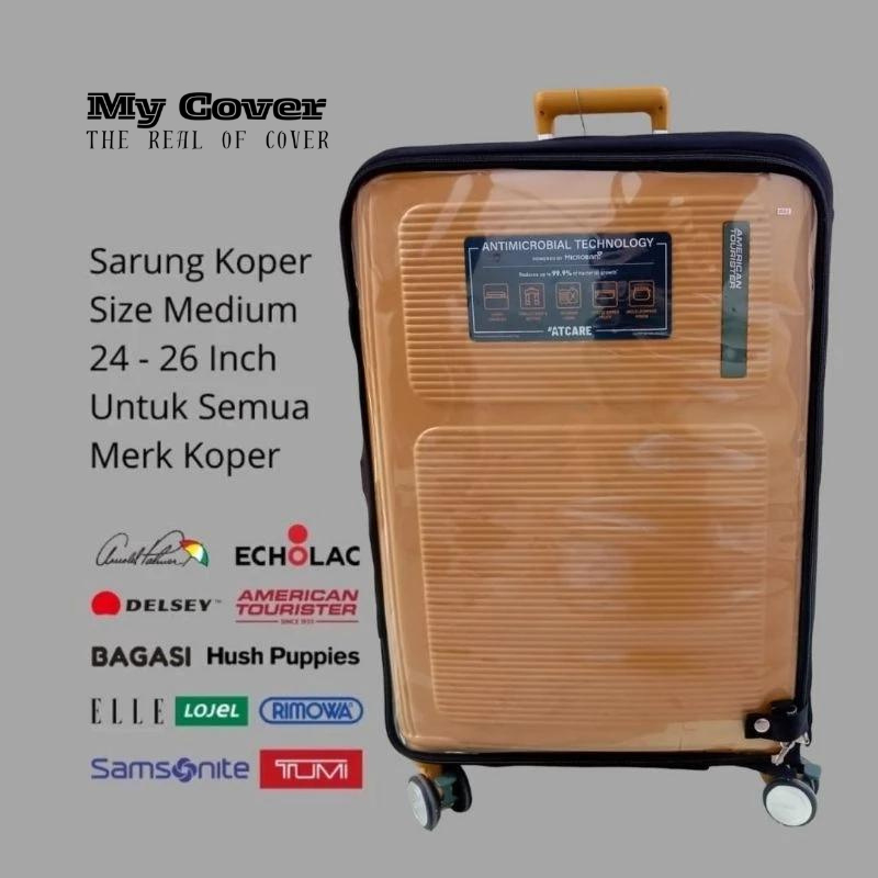 Jual Sarung Koper Size Medium 24-26 Inch Untuk Semua Merk Koper ...