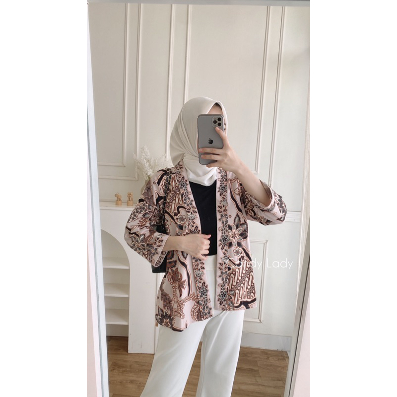 Jual CANDY LADY Cardigan Batik / Cardy motif batik / Blazer batik ...