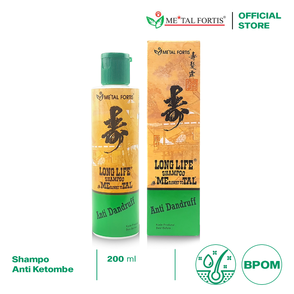 Jual METAL FORTIS Shampo Metal 200 / 100 / 60 ML Anti Dandruff Long ...