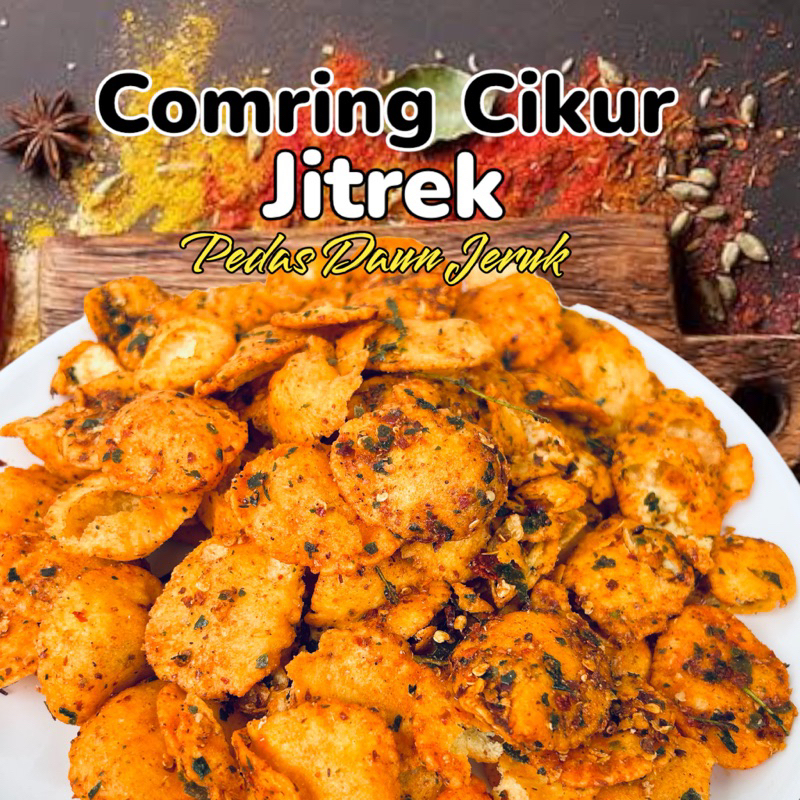 Jual 1 Kg Comring Comet Cikur Jitrek Rasa Pedas Daun Jeruk | Shopee ...