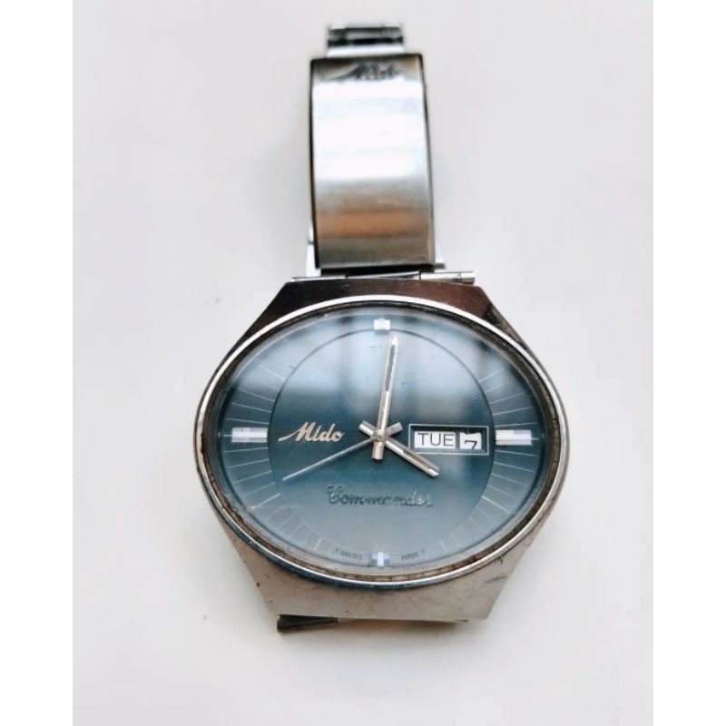 Jual Vintage 1970s Mido Commander Automatic Watch Model 1689 with steel ...