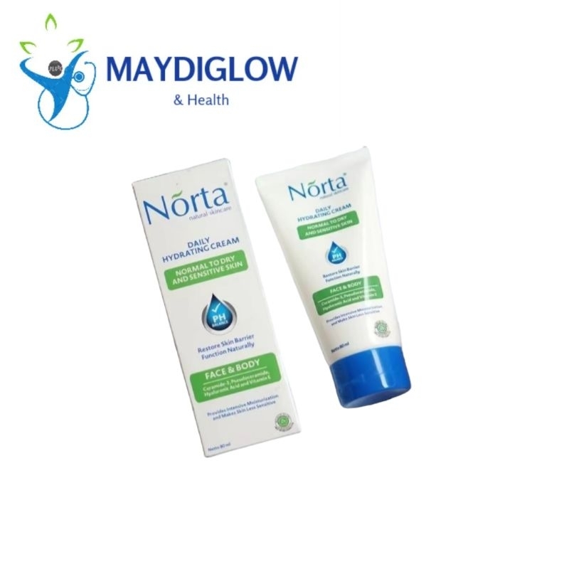 Jual NORTA DAILY HYDRATING CREAM FOR NORMAL TO DRY & SENSITIVE SKIN 80 ...