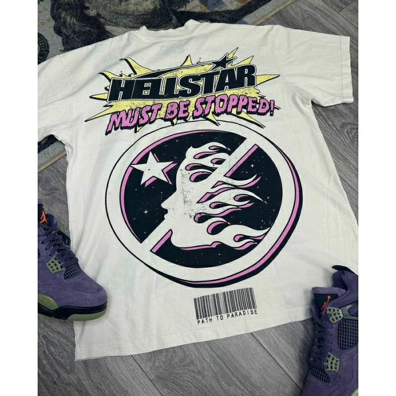 Jual T-Shirt/Kaos Vintage HELLSTAR | Must Be Stopped | Shopee Indonesia