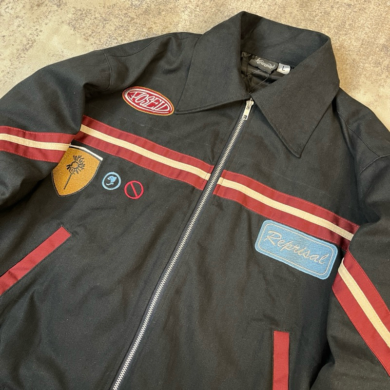 Jual Boxy Cut Varsity Jacket / Racing Jacket | ASPHALT | Poseidon ...