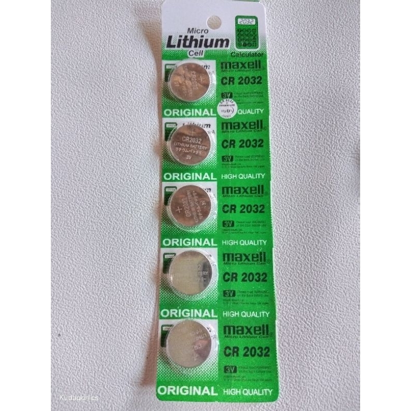 Jual Baterai Kalkulator Jam Digital Baterai Jam Original CR2032 LR1130 ...