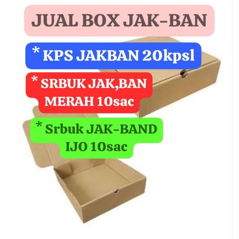 Jual JUAL JAKBAN /JAKBAND KOTAK KADO DENGAN VARIAN WARNA MERAH HIJAU ...