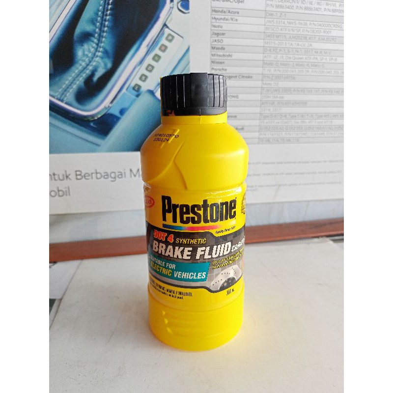 Jual Oli rem Minyak rem Prestone DOT 4 Clear botol 300ml kemasan baru ...