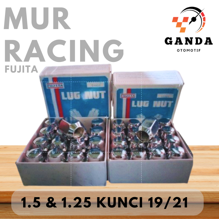Jual MUR RACING RODA MOBIL UKURAN 1,25 & 1,5 KUNCI 19 / 21 (ISI 16 PCS ...