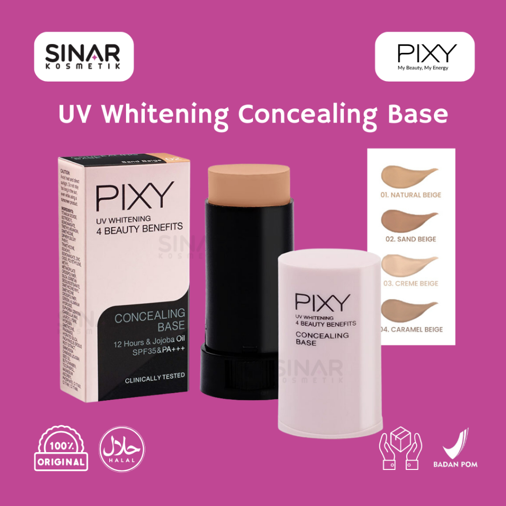 Jual [ BUY 1 Pixy Concealing Base FREE UV Primer Sunscreen Hydra Cream ...