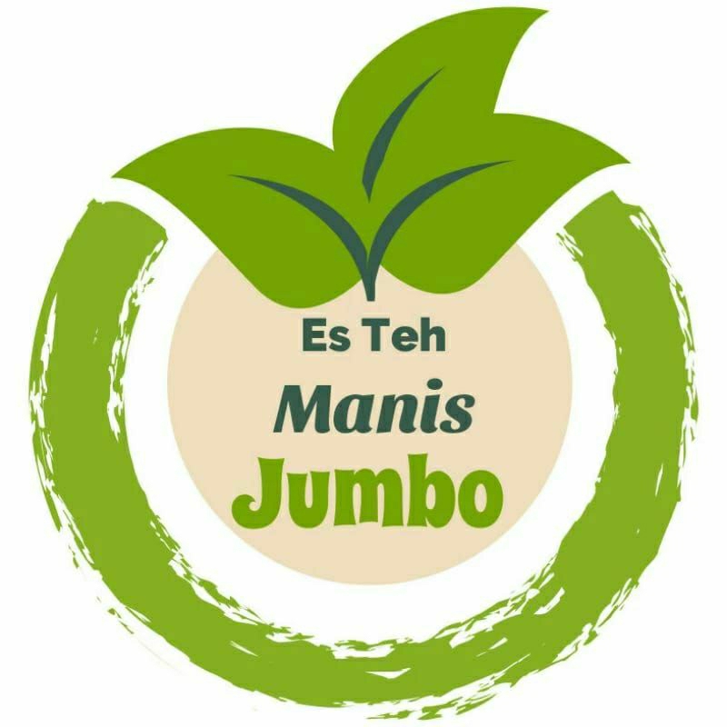 Jual sticker es teh jumbo 100 pcs sudah cuting | Shopee Indonesia