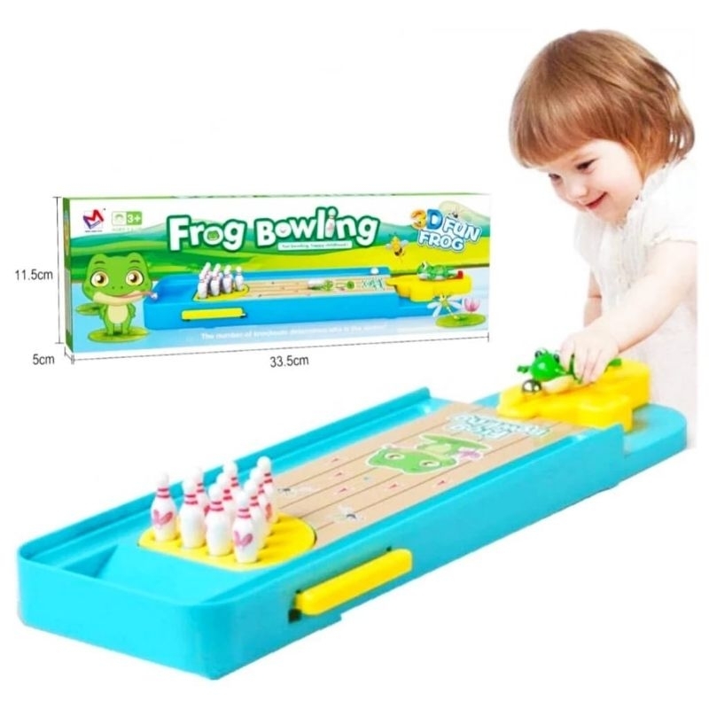 Jual Mainan Anak Frog Bowling | Shopee Indonesia